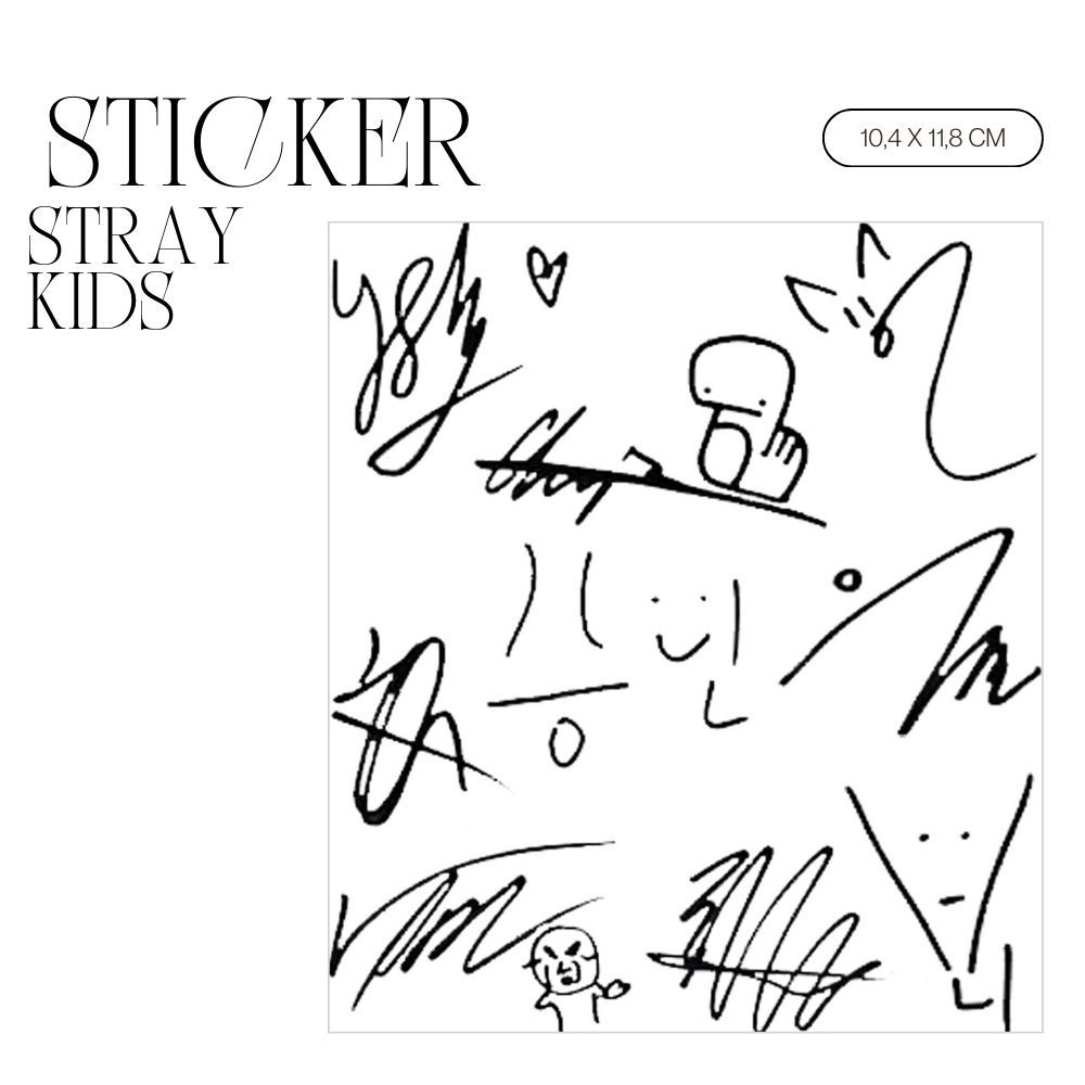 Jual STIKER STRAY KIDS (1 SET) TANDA TANGAN TTD KPOP IDOL KOREA PREMIUM ...