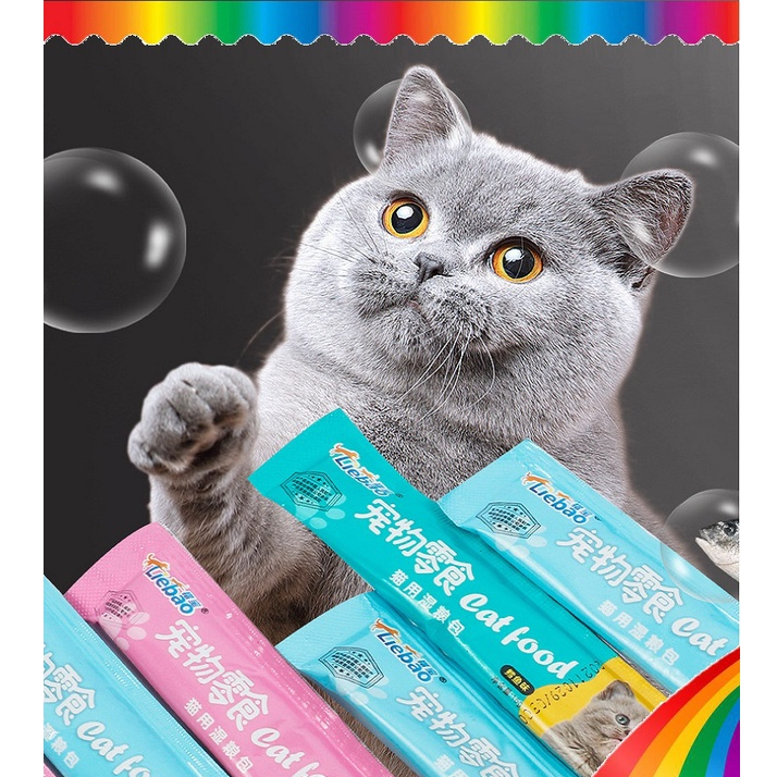 Jual Cat Snack Kucing Food Cemilan Kucing 3 Rasa 15 gram LieBao ...