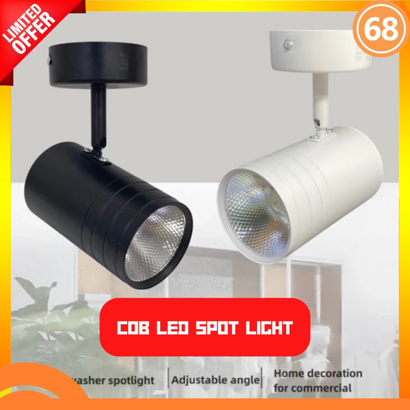 Jual Lampu Sorot LED/Spotlight 20W COB LED Spot Light Plafon | Shopee ...