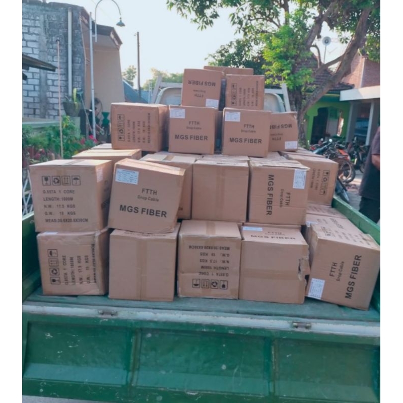 Jual Kabel Fiber Optik (FO) Drop Core (DC) (1 core 3 seling) | Shopee ...