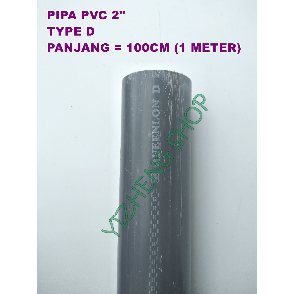 Jual PIPA PVC 2 INCH TYPE D PANJANG 1 METER | Shopee Indonesia
