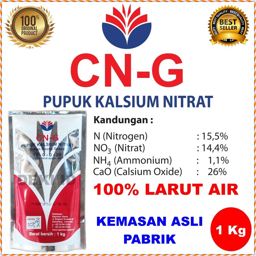 Jual Pupuk CNG CN-G KALSIUM NITRAT PAK TANI -1KG | Shopee Indonesia