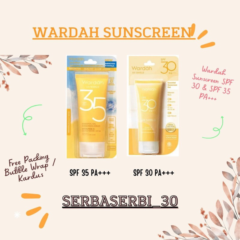 Jual Wardah UV Shield Essential Sunscreen Gel SPF 30 PA+++ atau SPF 35 ... Jual Wardah UV Shield Essential Sunscreen Gel SPF 30 PA+++ atau SPF 35 ...