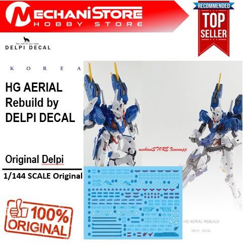 Jual Water Decal HG Aerial Rebuild by DELPI DECAL Gundam Gunpla ...