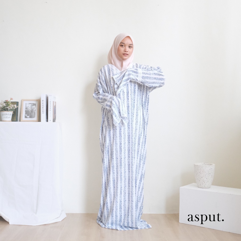 Jual ASPUT - Utari Mukena Abaya Motif | Shopee Indonesia