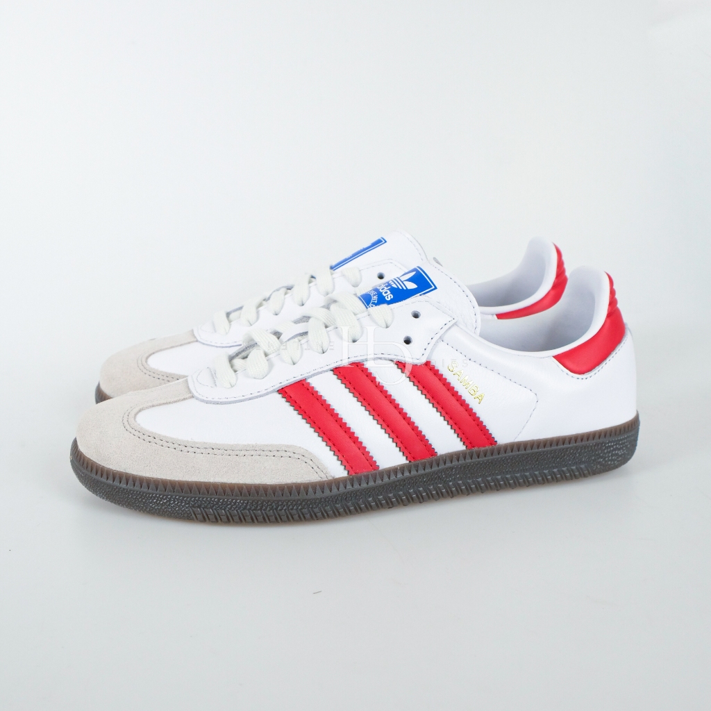 Jual Adidas Samba OG White Red IG1025 | Shopee Indonesia