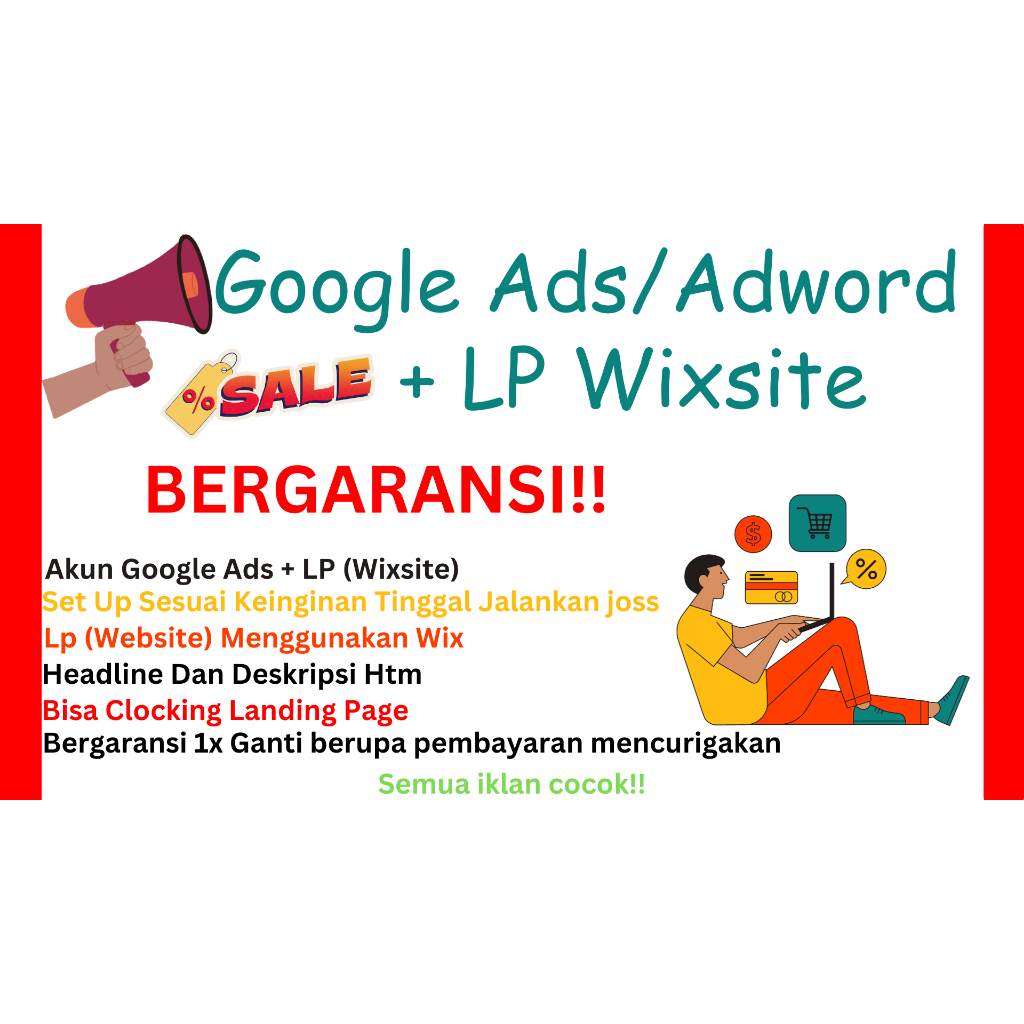 Jual Akun Google Ads Setup Judul & Deskripsi HTM 2024 Method | Shopee ...