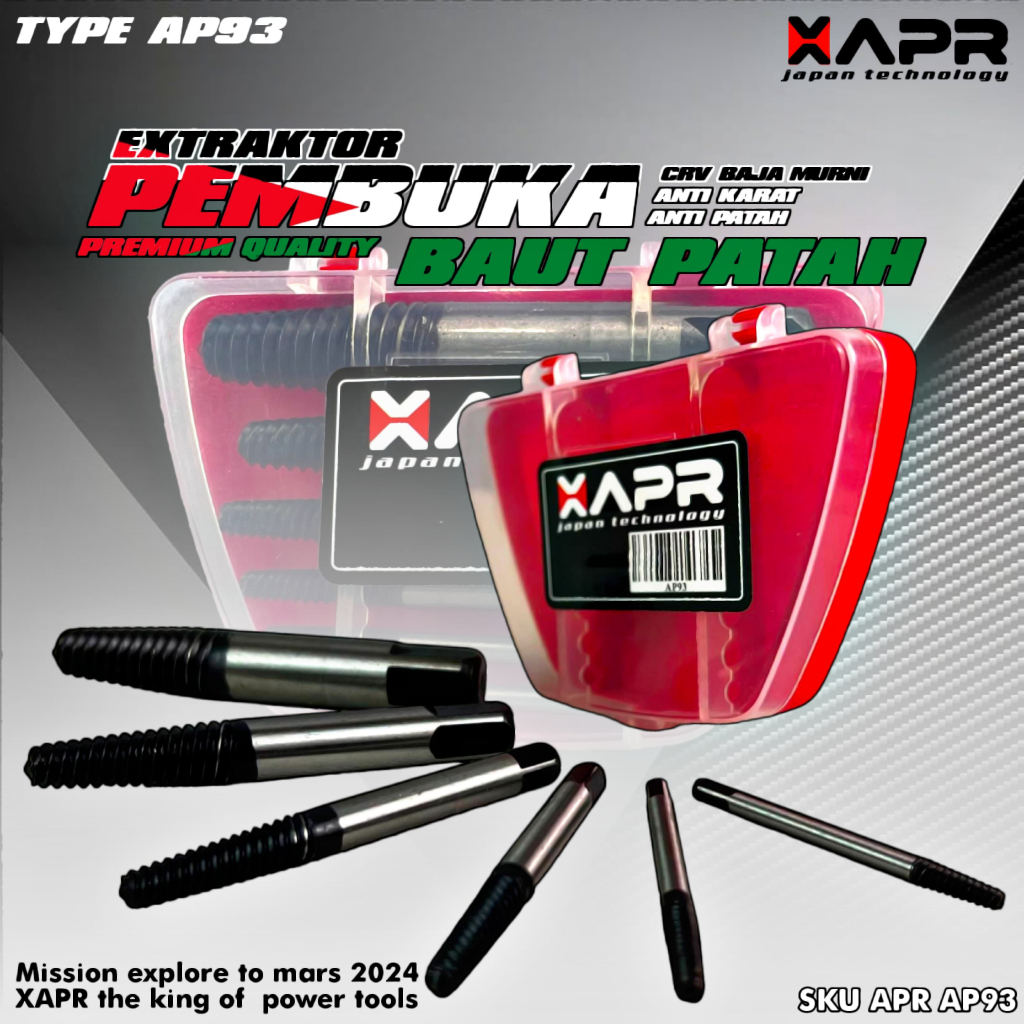 Jual APR JAPAN Alat Pembuka Buka Baut Patah Kran Rusak Pipe Screw ...