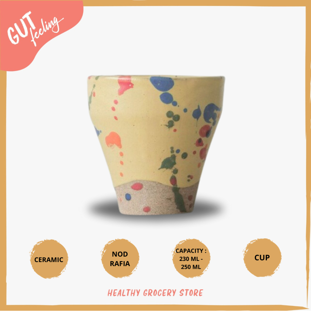 Jual KALOKA - KALOKA POTTERY NOD RAFIA (GELAS MINUM) | Shopee Indonesia