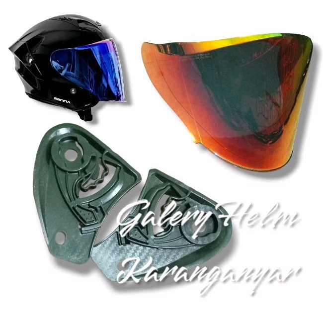 Jual (TM2) Kaca Flat Visor Priest Kairoz dan Marcolino Senna all varian ...