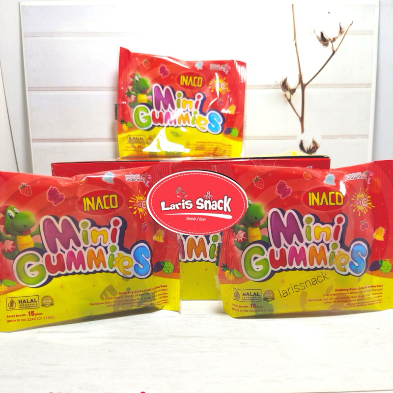 Jual Inaco Mini Gummies Box 15gr (isi 12 pcs) | Shopee Indonesia