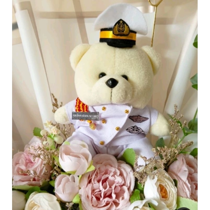 Jual BONEKA PROFESI TEDDY BEAR COSTUM PELAYARAN / PELAUT / TNI AL ...