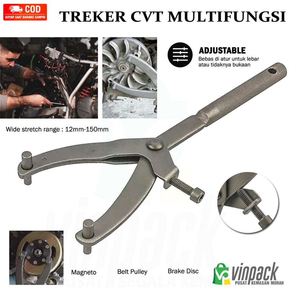 Jual Treker CVT / Tracker CVT Multipro Motor Original/ Kunci Tahanan ...