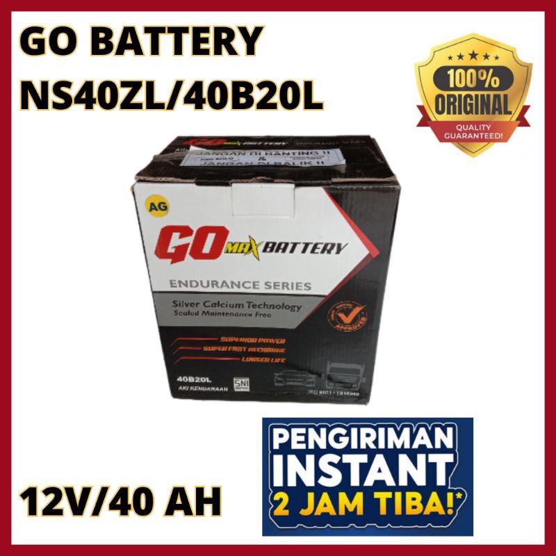 Jual GO BATTERY NS40ZL/40B20L 12V/40 AH | Shopee Indonesia