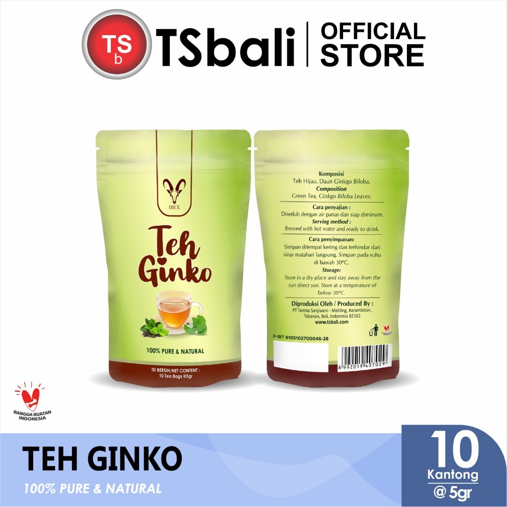 Jual IBEX Teh Ginko / Teh Ginkgo Biloba / Teh Alami Untuk Kesehatan ...