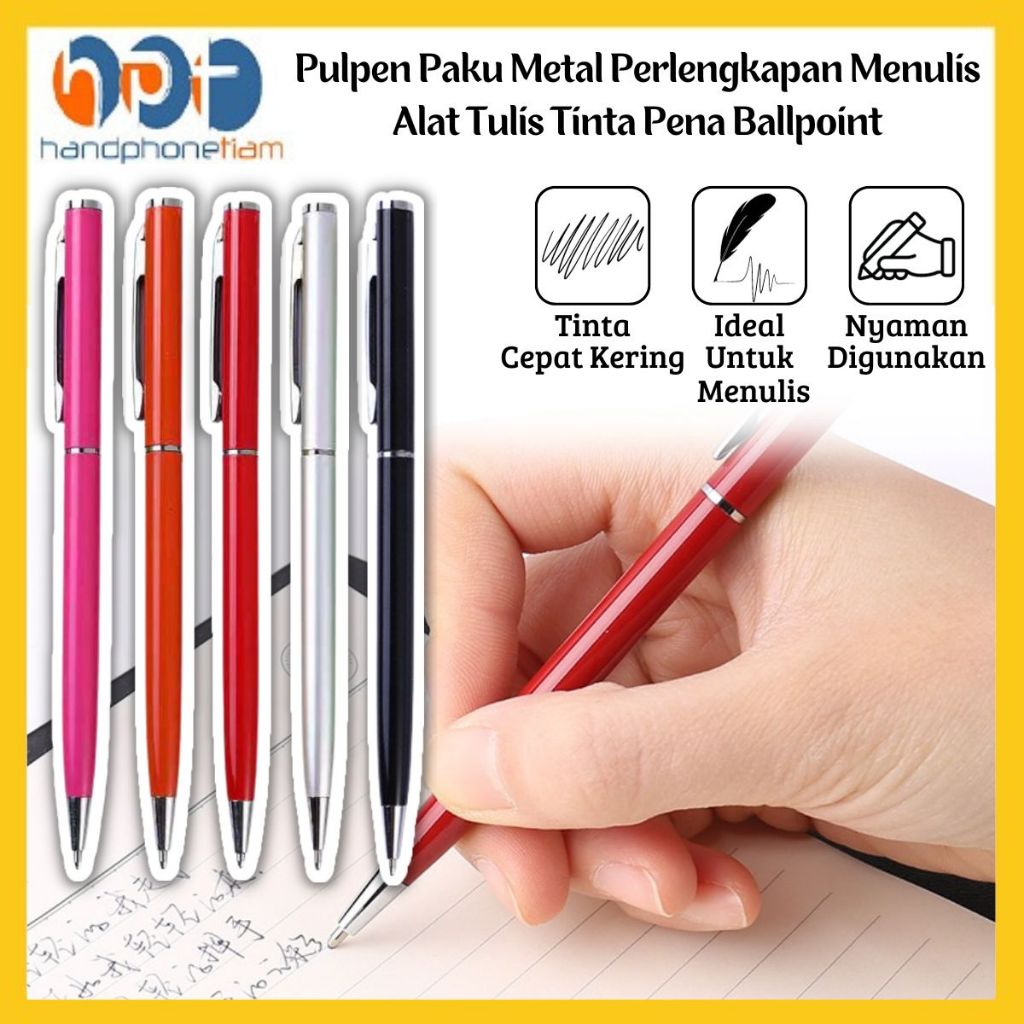 Jual Pulpen Paku Pen Metal/Bolpen Tinta Alat Tulis/Perlengkapan Menulis ...