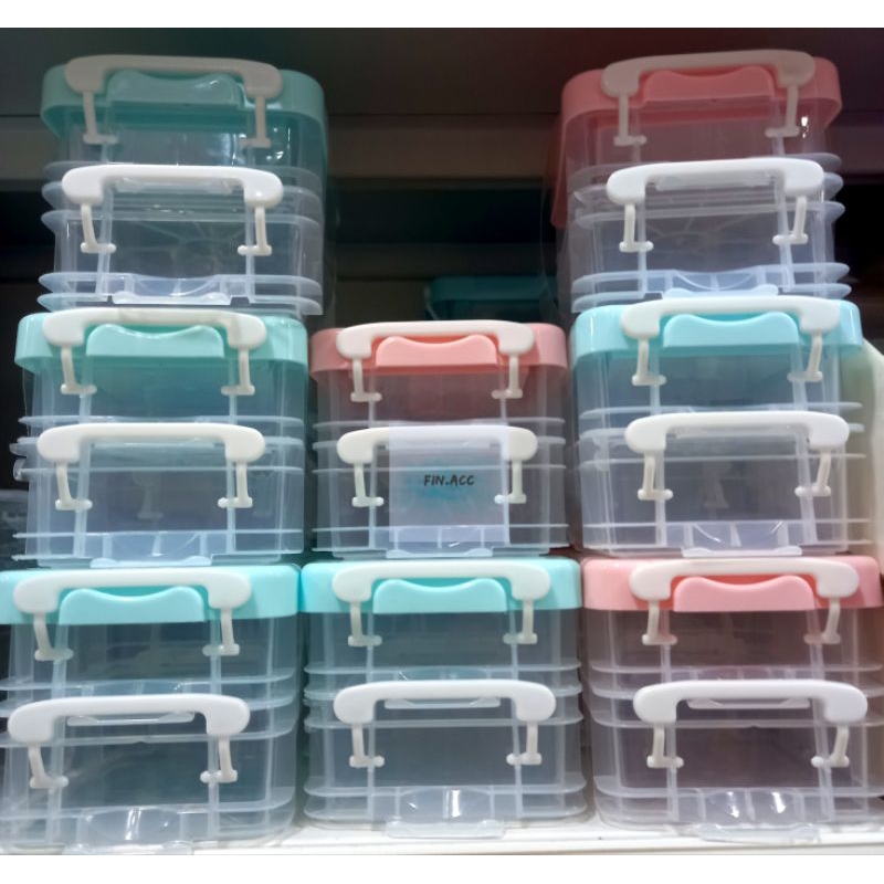 Jual [MR.DIY] MINI STORAGE BOX UNTUK PHOTOCARD, INNER SLEVEE, STIKER ...