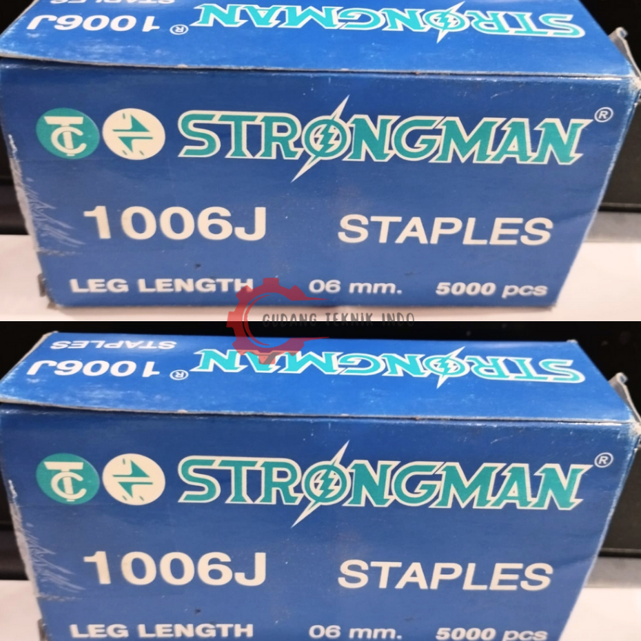 Jual STRONGMAN Isi Staples 1006J 6MM / Isi Staples 6MM 1006J STRONGMAN ...