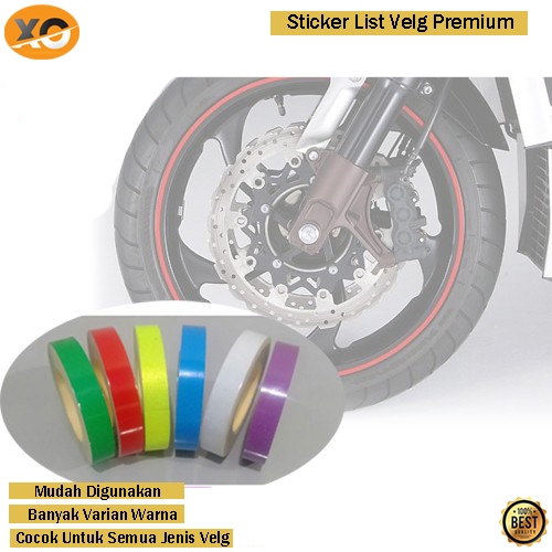 Jual Sticker List Velg Motor Mobil Universal Stiker Strip Velk Premium ...