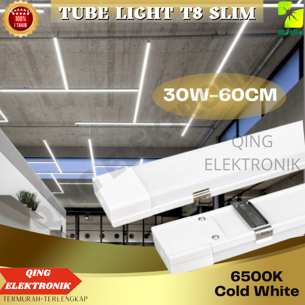 Jual Lampu TL Slim T8 LED Kotak Tubelight LED Linear T8 30W ...