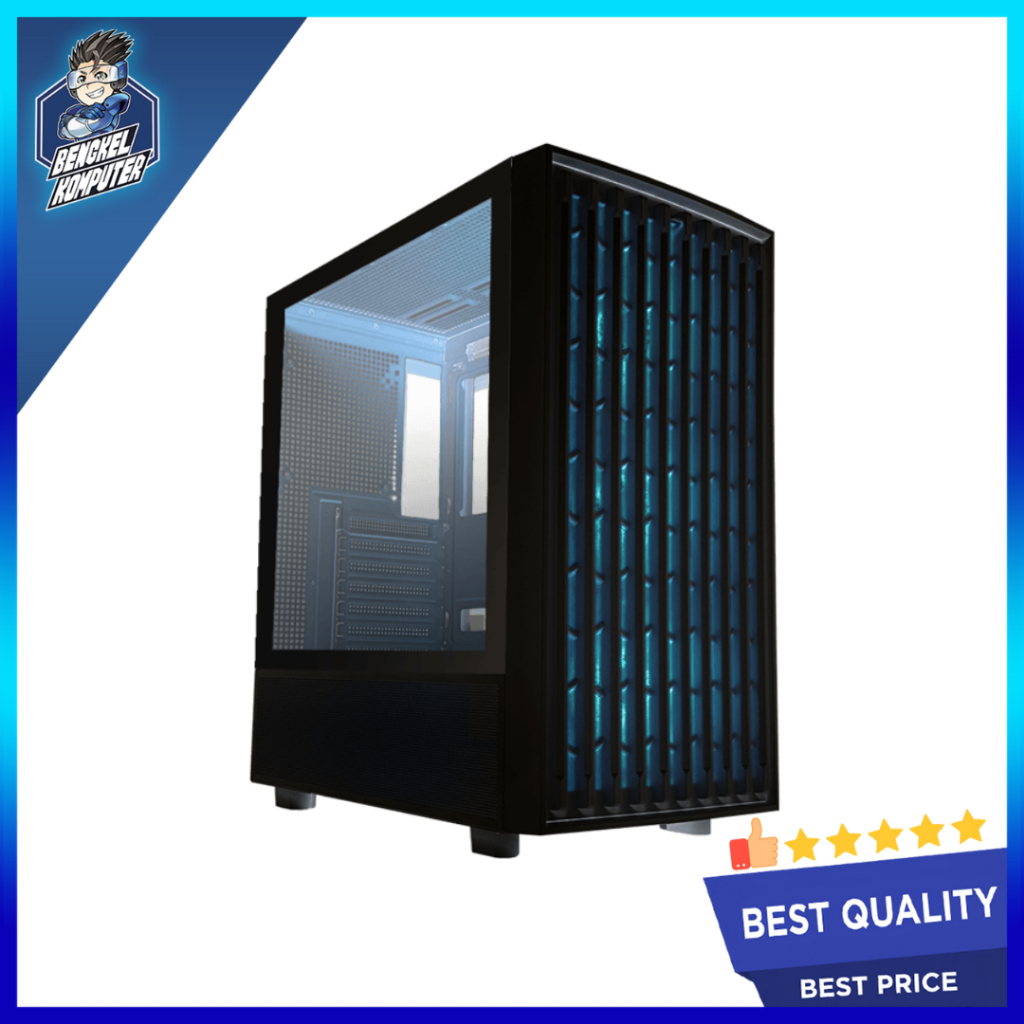 Jual CASING PC CUBE GAMING ARFEL BLACK ATX FREE 3 FAN RGB | Shopee ...
