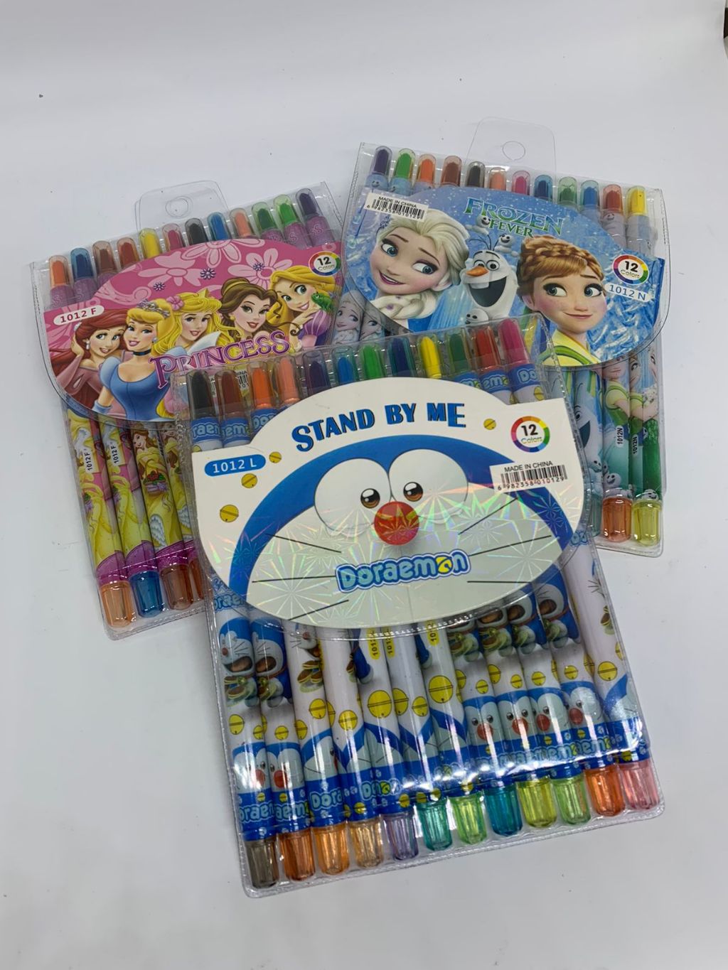 Jual CRAYON PUTAR 12 WARNA PANJANG / KRAYON PUTER FANCY / KERAYON MURAH ...