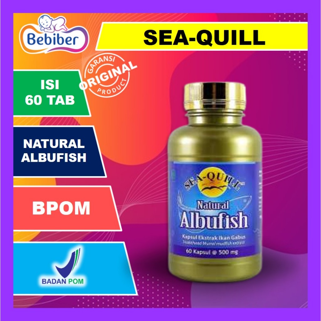 Jual SEA-QUILL Natural Albufish 60 Tablet - Sea Quill - Seaquill ...