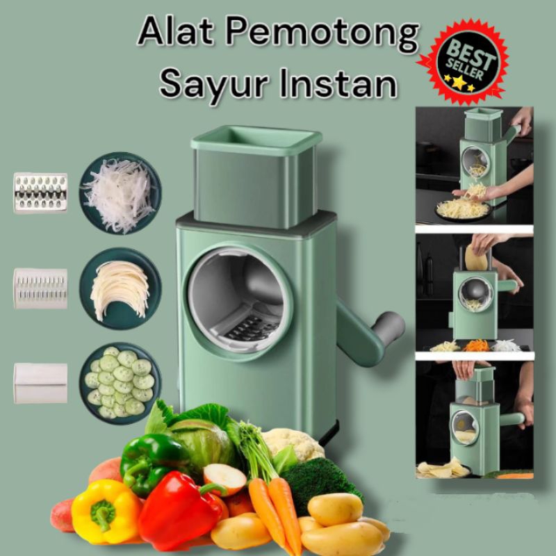 Jual Alat Pemotong Instan Alat Pemotong Sayuran Buah Buahan 4in1 ...