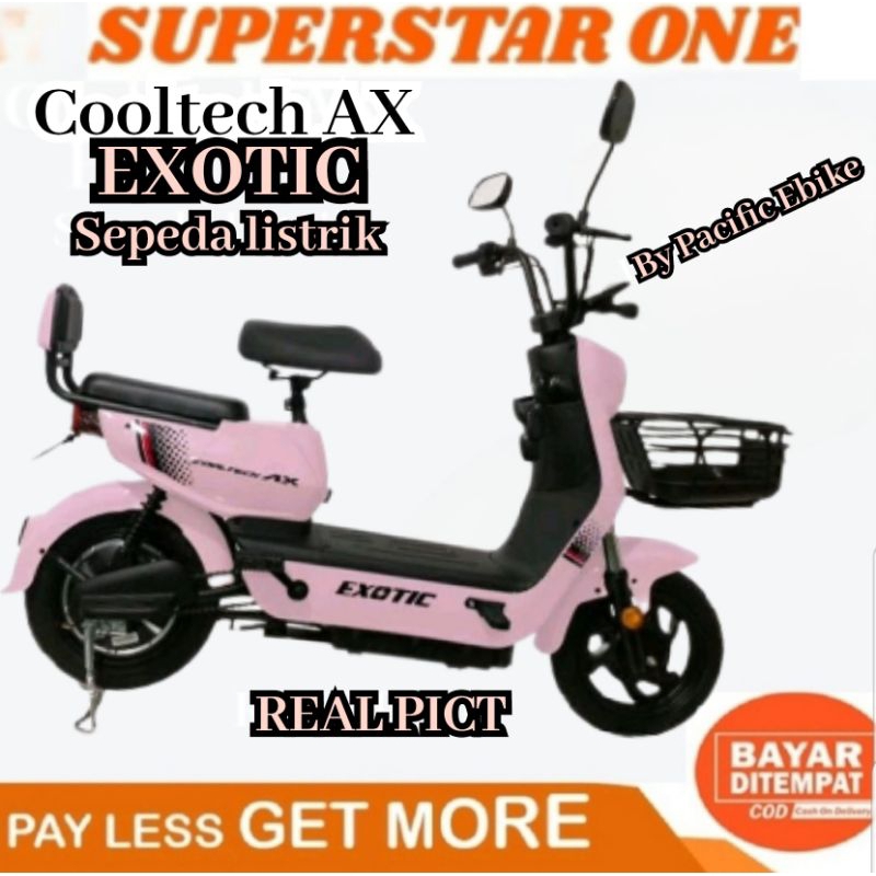 Jual Exotic Sepeda listrik Cooltech AX by Exotic bike | Shopee Indonesia