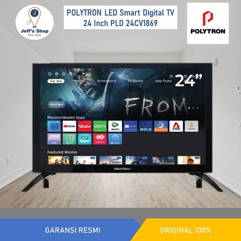 Jual Polytron LED Smart TV 24 Inch PLD 24CV1869 | Shopee Indonesia