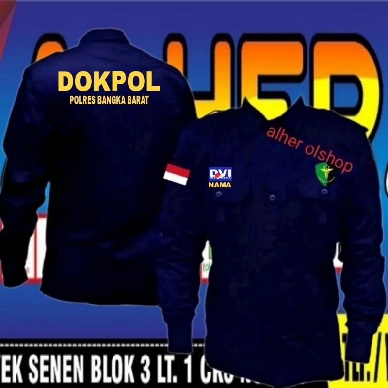 Jual Kemeja Dokpol baju Dokpol seragam Dokpol pdh Dokpol baju kerja ...