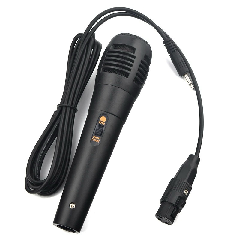 Jual Microphone Kabel Karaoke Colokan Kecil 3.5mm Dan Besar / Mic ...