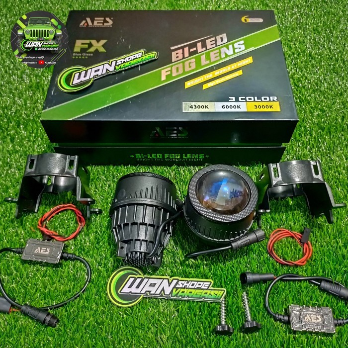 Jual Foglamp Biled 3 Inch FX Blue lens 3 Warna Original Merk AES ...