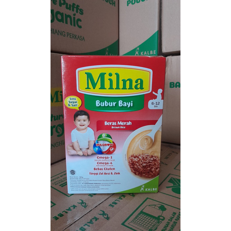 Jual MILNA BUBUR BAYI 6-12 Bulan 120Gr (BOX) | Shopee Indonesia
