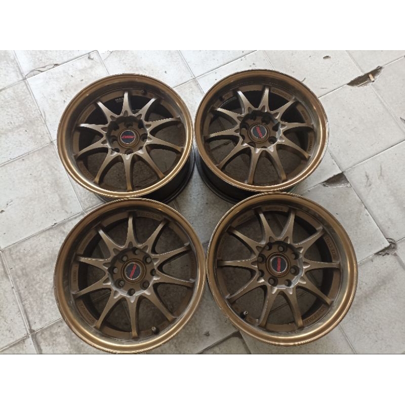 Jual velg rays ce28 ring 15 lebar 7 rata pcd 4x100 & 4x114 | Shopee Indonesia