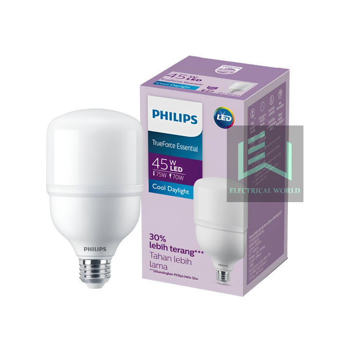 Jual Philips LED Trueforce 45 Watt Putih Lampu Tforce T Force Essential Ess 45W 45Watt W ...