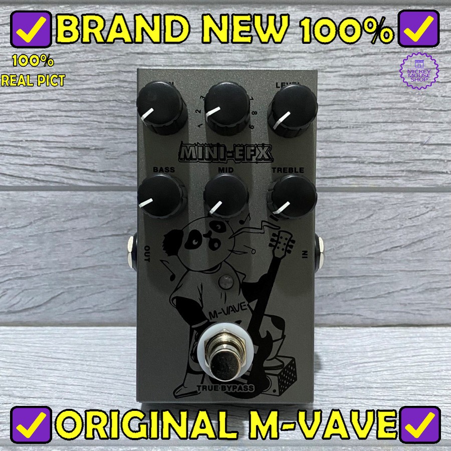 Jual Efek Gitar M-VAVE MINI-EFX PD32 Multi Distortion Overdrive Pedal ...