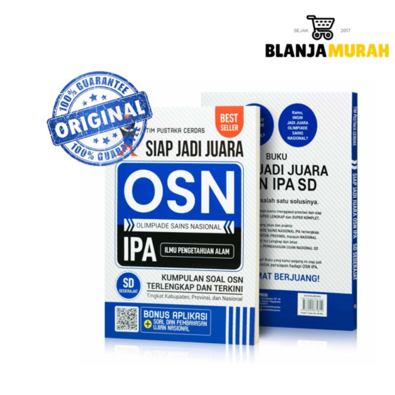 Jual BUKU OSN SD - SIAP JADI JUARA OSN OLIMPIADE SAINS NASIONAL IPA SD ...