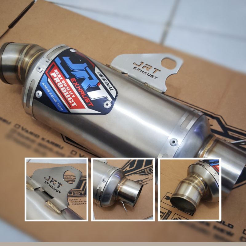 Jual Slenser Knalpot Drag Boreup Harian Tipe Oval JRT EXHAUST ORIGINAL ...