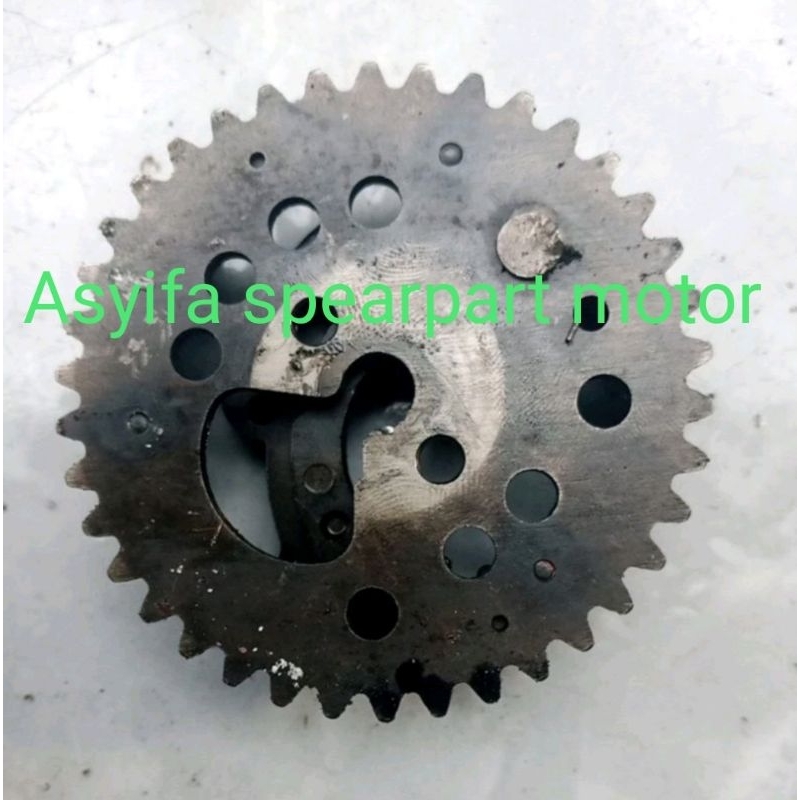 Jual gear sentrik gigi timing Yamaha Vixion Yamaha Jupiter MX 135 original seken | Shopee Indonesia
