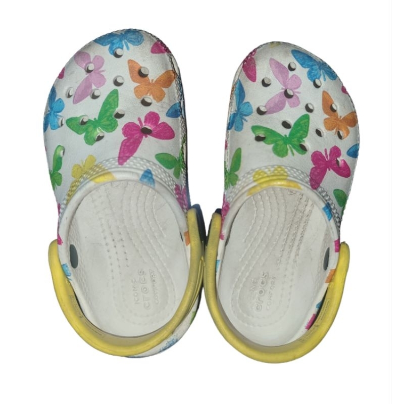 Jual Crocs Butterfly White | Shopee Indonesia