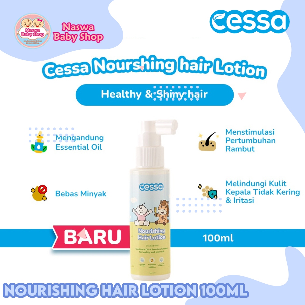 Jual Cessa Nourishing Hair Lotion Healthy & Shiny Hair 100ml | Shopee Indonesia