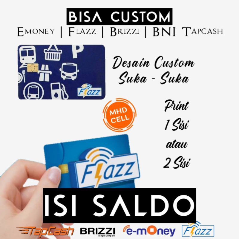 Jual emoney bca, flazz, brizzi, bisa isi saldo | Shopee Indonesia