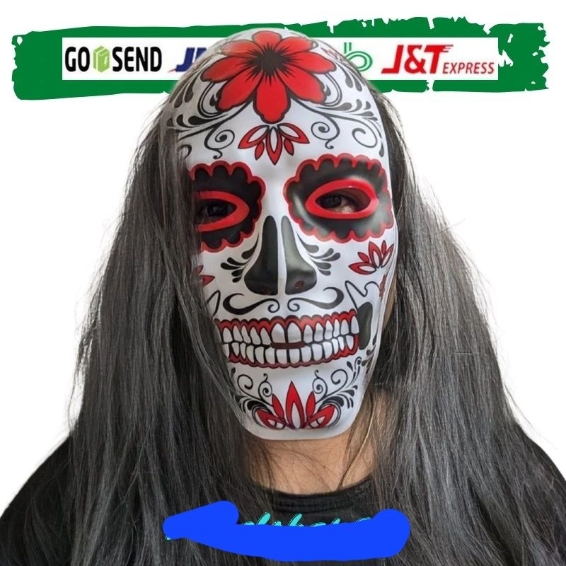 Jual topeng costem batik scoull mask topeng batik | Shopee Indonesia