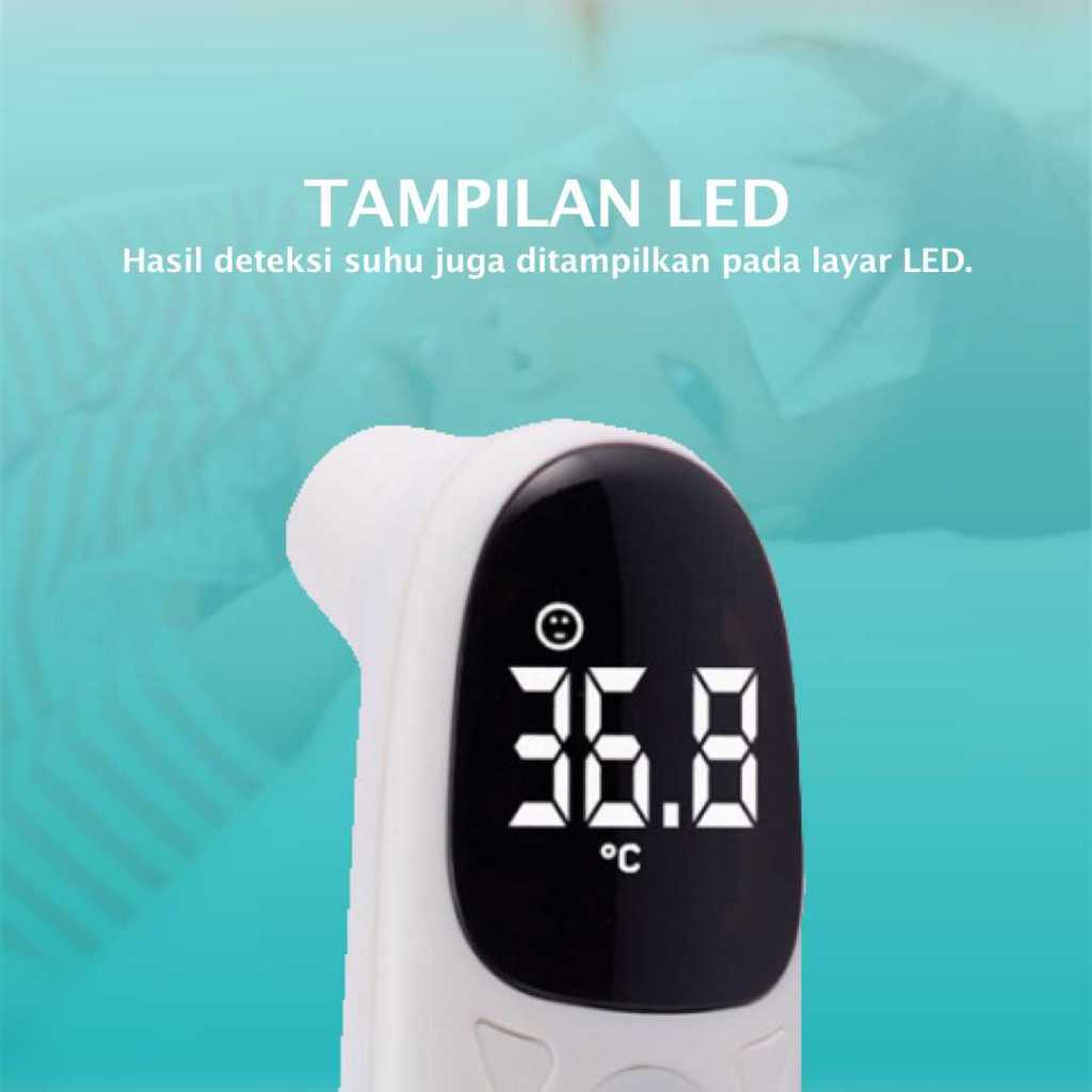Jual Termometer Infrared Digital Suhu Badan Tubuh - Thermometer alat ...