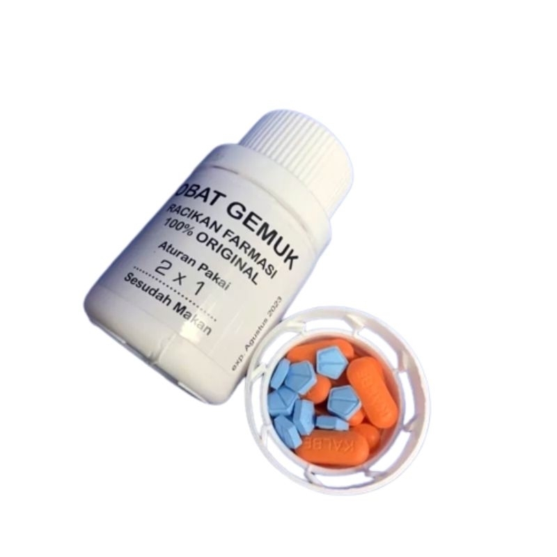 Jual OBAT GEMUK FARMASI ORIGINAL 100% ISI 60 BPOM / PENAMBAH BERAT ...