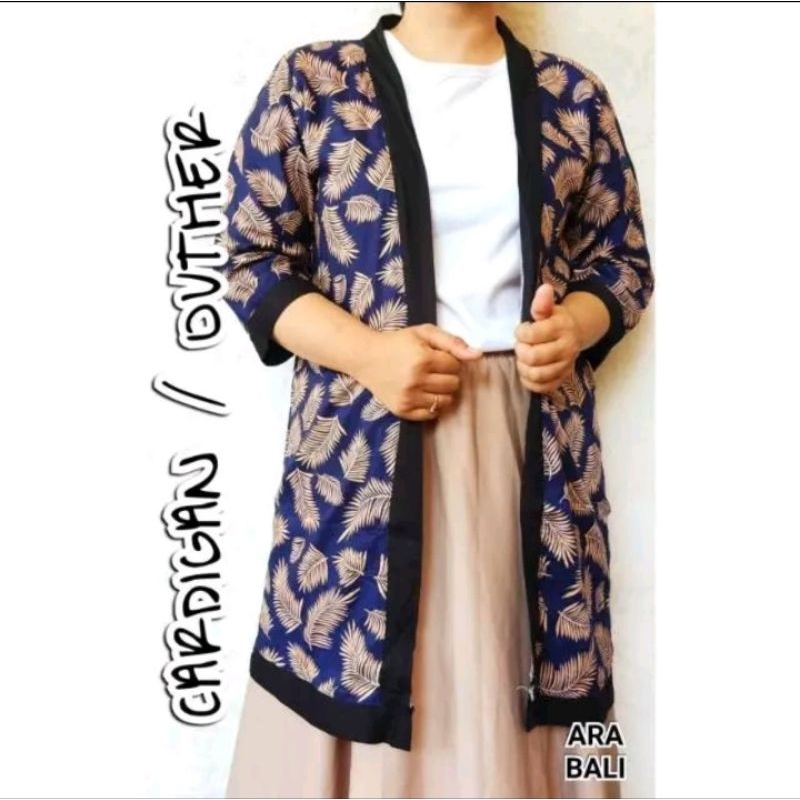 Jual CARDIGAN PANJANG BALI/BLEZER PANJANG ETNIK BALI | Shopee Indonesia
