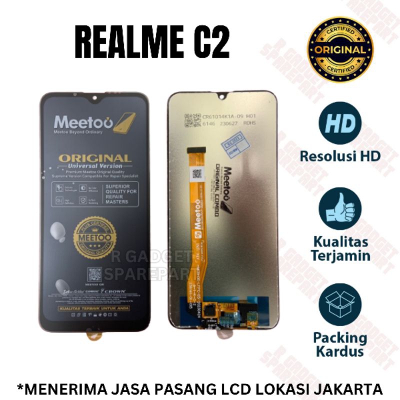 Jual LCD REALME C2 ORIGINAL MEETOO QUALITY LCD FULLSET REALME C2 ...