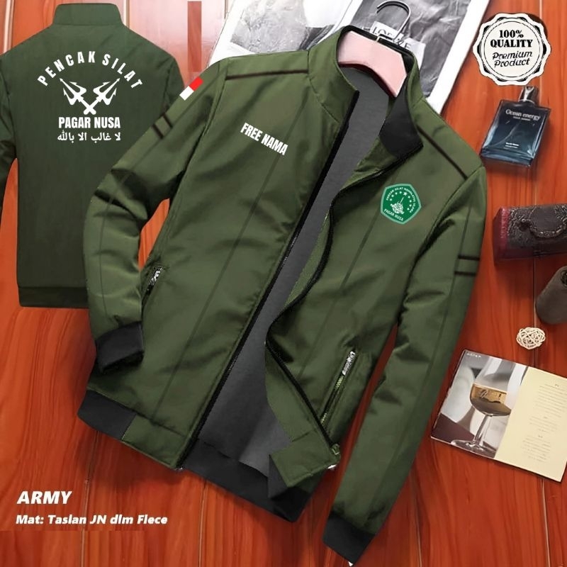 Jual JAKET PAGAR NUSA TRISULA NAHDATUL ULAMA CUSTOM NAMA WATERPROOF ...