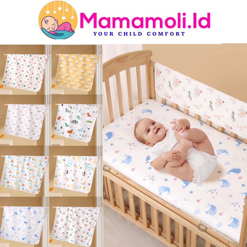 Jual Perlak Kain Waterproof Anti Basah 4 layer tebal/ Karpet Alas Kasur ...